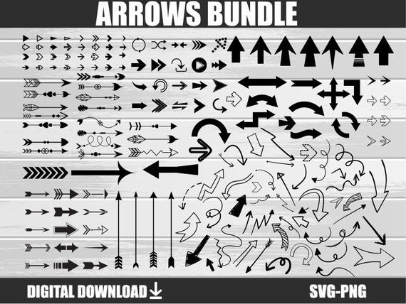 Arrow Svg Arrow Svg Bundle direction Arrow Svg Arrow With - Etsy