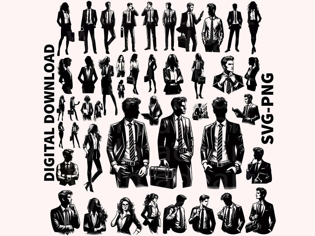 Business Svg , Entrepreneur Svg, People Clipart Svg ,boss Lady Svg ...