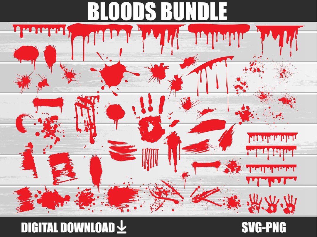 Blood Splatter Svg, Blood Splash SVG, Splash Paint Svg,dripping Blood ...