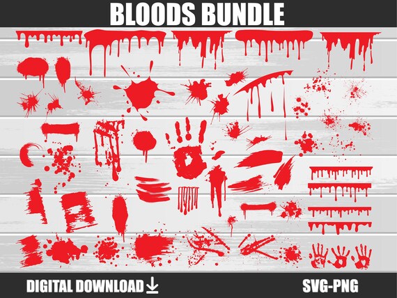 Blood Splatter Svg Blood Splash SVG Splash Paint - Etsy