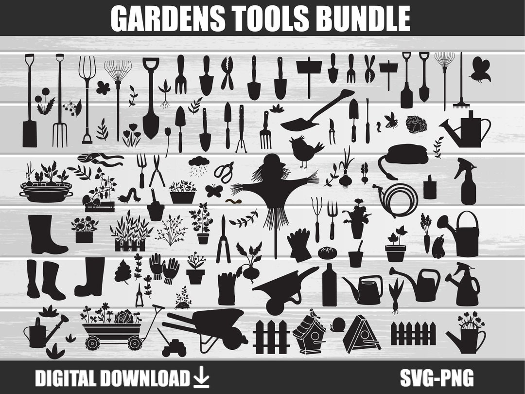 Garden Tools SVG Bundle , Svg Gardening, Gardening SVG , Tools SVG ...