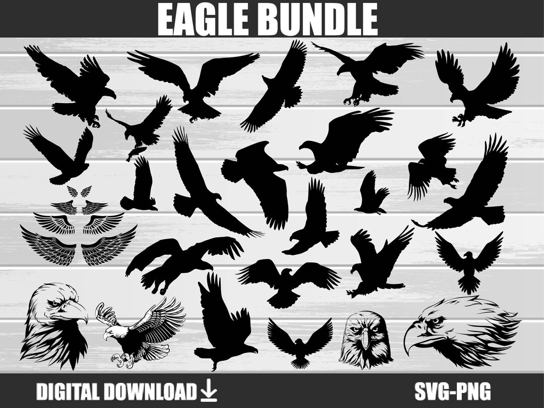 Adler Svg , Adler Svg Bundle , Vogel Svg , Bald Eagle Svg , American ...