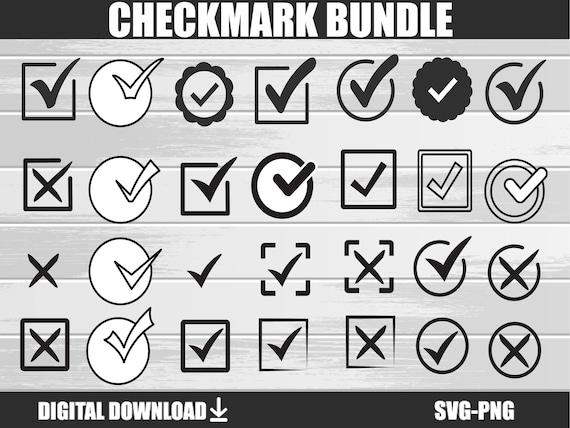 Check Mark SVG Check Box Svg Checklist Svg Check Mark Png - Etsy