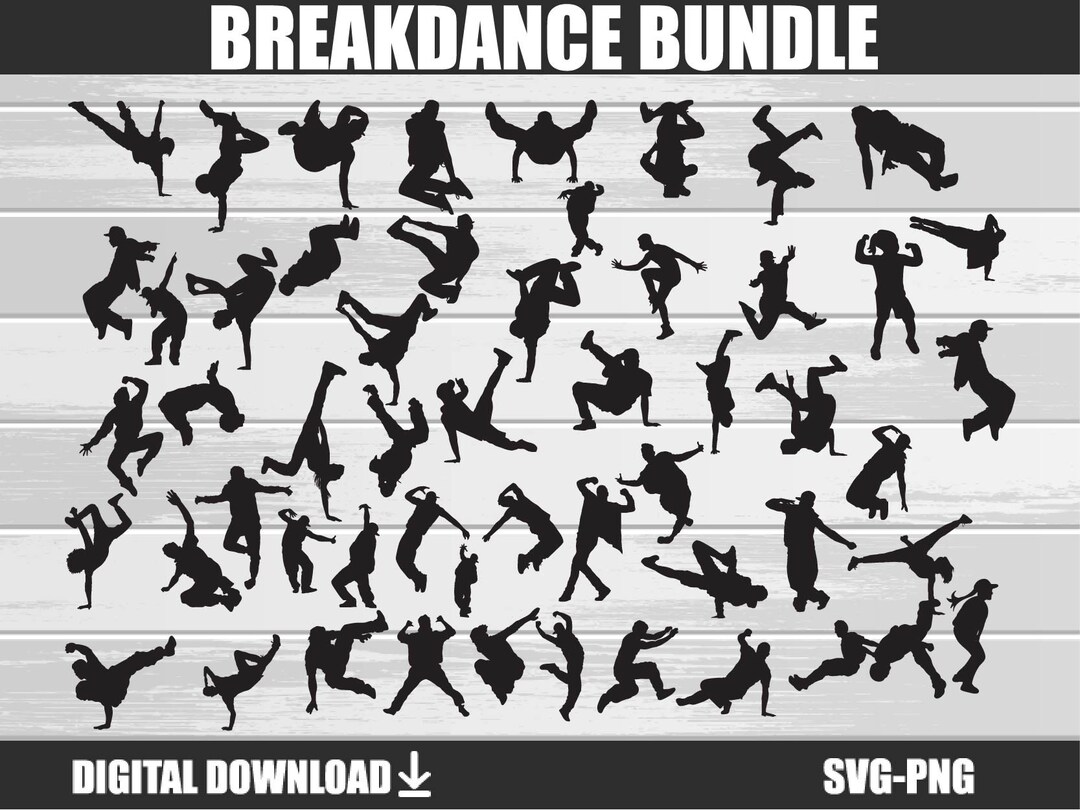 Hip Hop Svg, Breakdance Svg, Breakdancer Svg Bundle , Breakdance Png ...