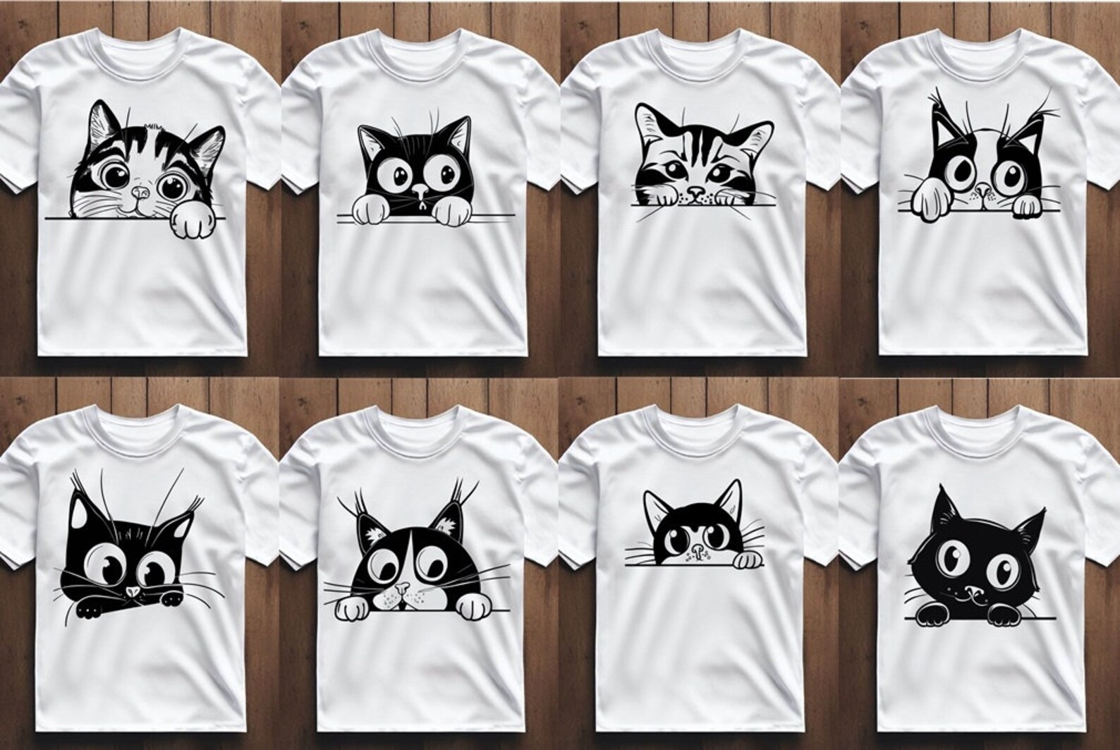 Peeking Cat Svg, Black Cat Svg, Cute Cat Svg, Kitten Svg, Kitty Svg ...