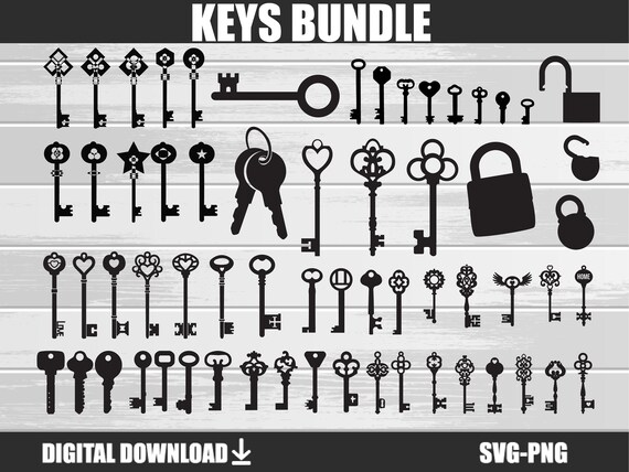 Key SVG Key Clipart House Key Svg Keys Svg Bundle Magic Key - Etsy ...