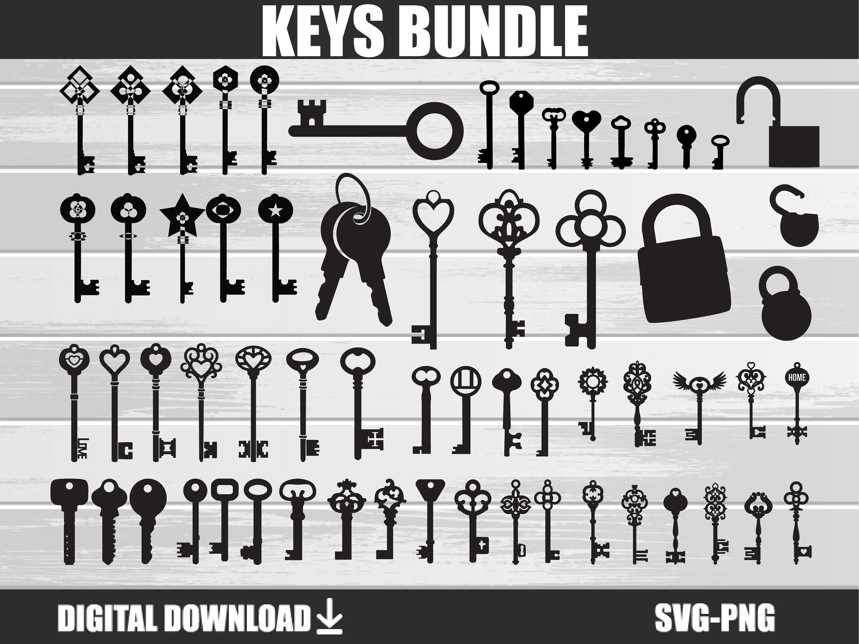 Key SVG Key Clipart House Key Svg Keys Svg Bundle Magic Key - Etsy ...