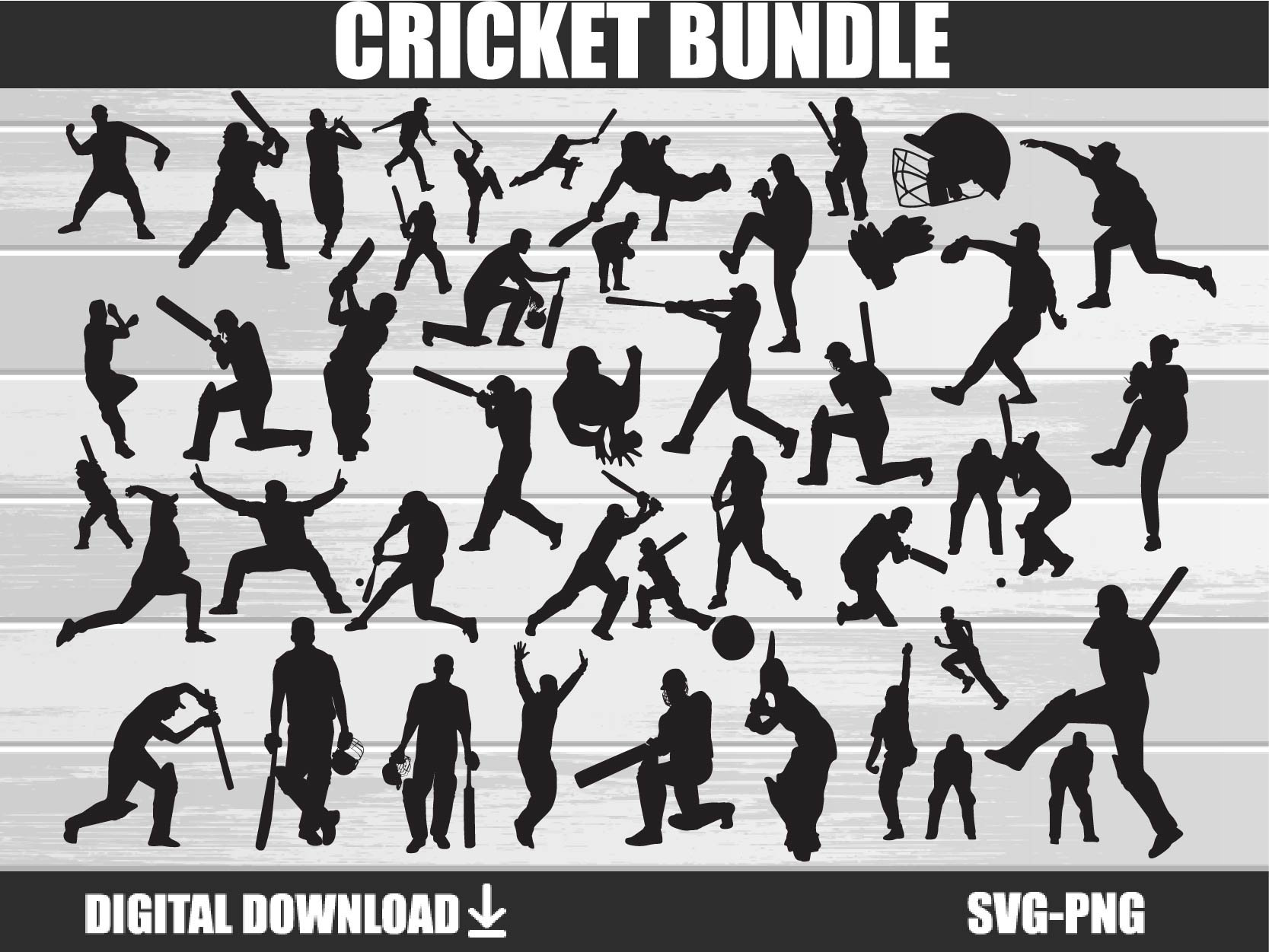 Cricket Svg Cricket Silhouette Cricket Svg Bundle Cricket - Etsy Australia