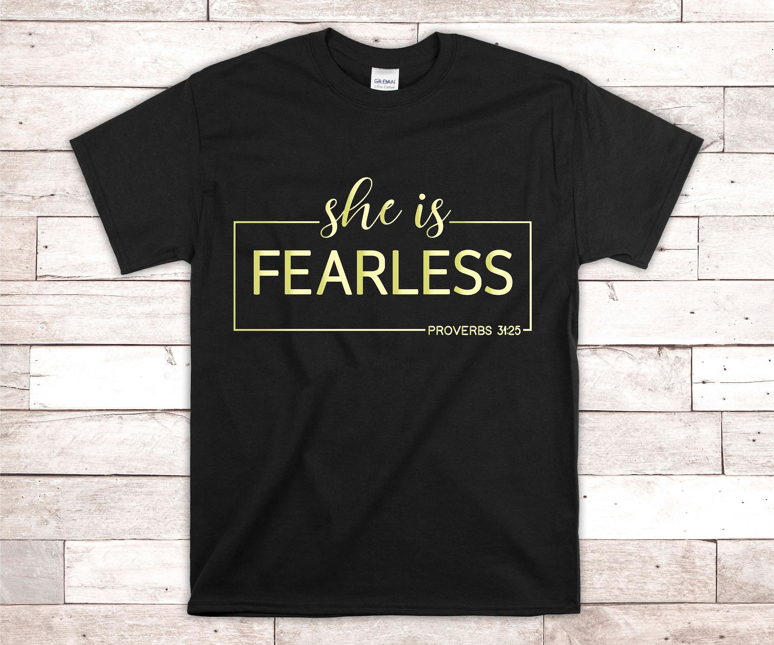 She Is Fearless Proverbs Svg 31 25 Svg Bible Verse Svg Etsy