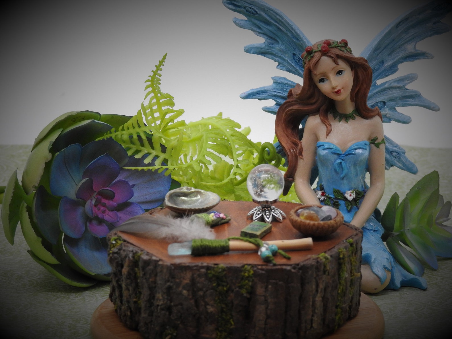 7 Piece Crystal Ball Set, Enchanted Fortune-telling Magic Bundle - Etsy