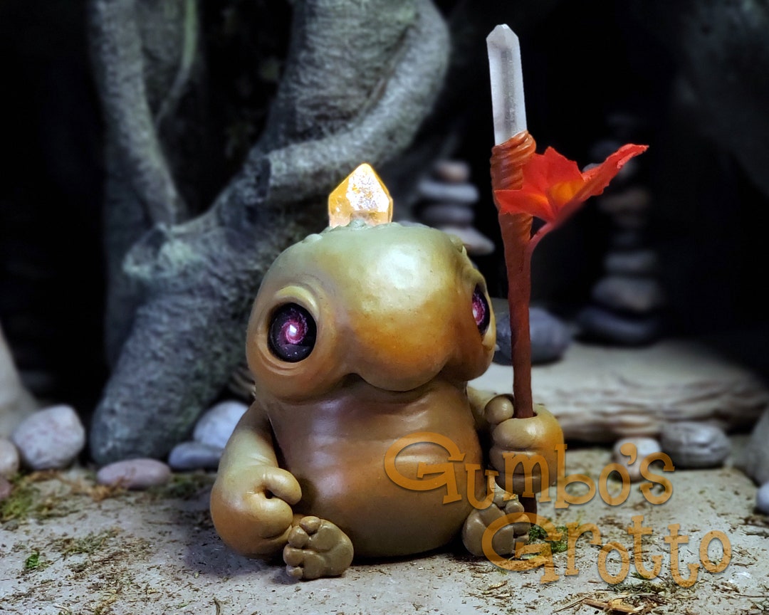 Rock Monster "snooter" - Handmade Polymer Clay Fantasy Figurine - Etsy