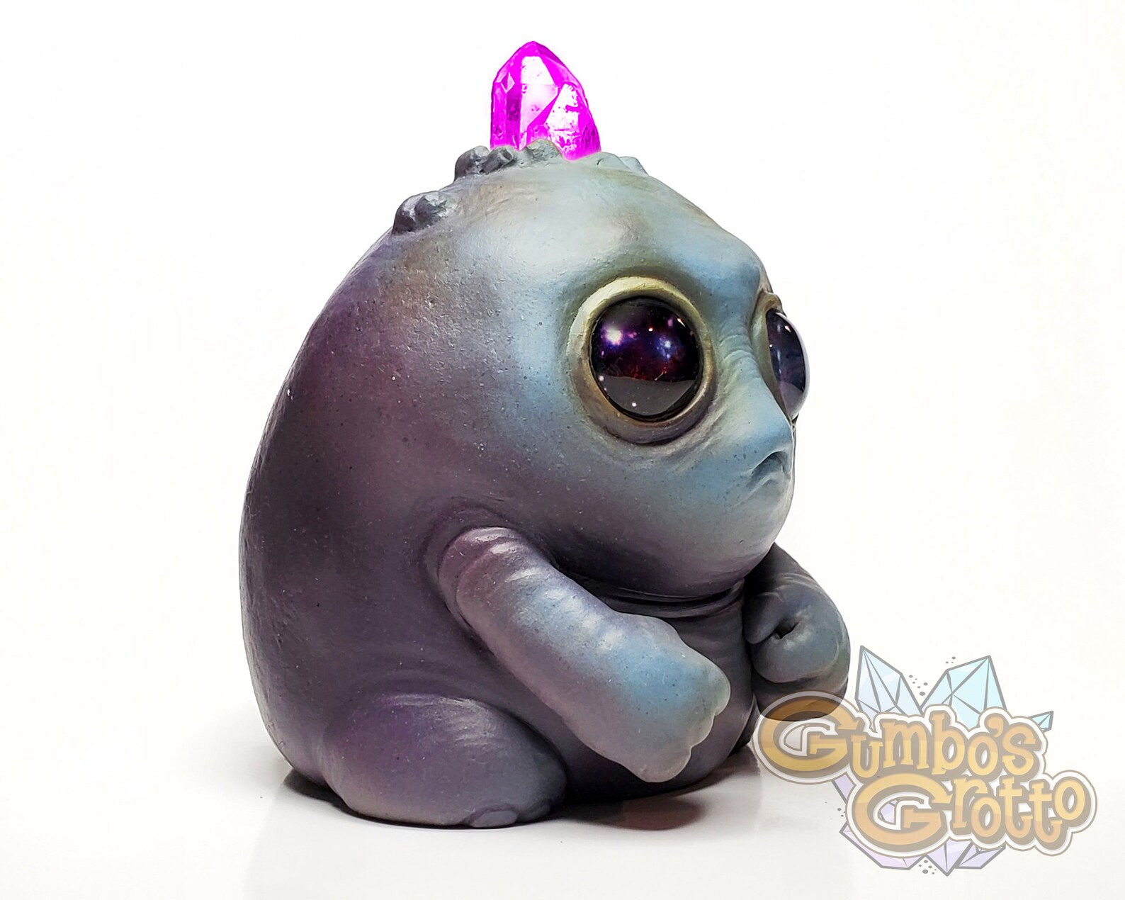 Celestial Rock Monster Figurine: Handmade Polymer Clay Fantasy Creature ...