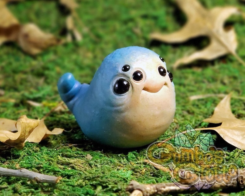 OOAK Worm Fantasy Creature: Polymer Clay Faerie Figurine - Etsy