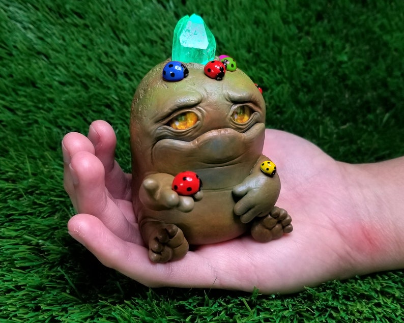 Ladybug Spirit Guardian Glowing Magical Crystal Polymer Clay - Etsy
