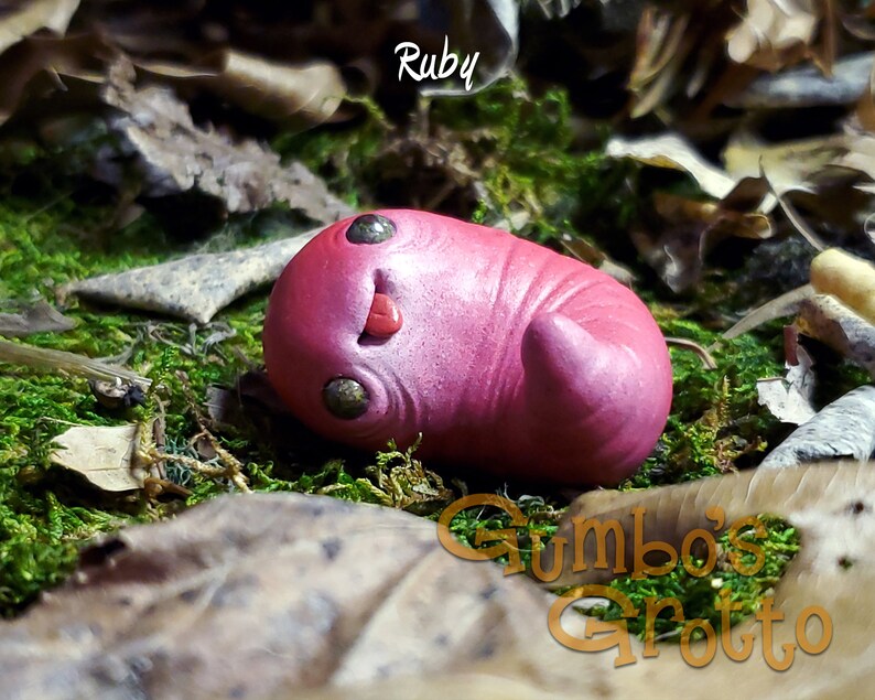 Handmade Creepy Grotto Worm Nug-lette - Polymer Clay Sculpture - Etsy