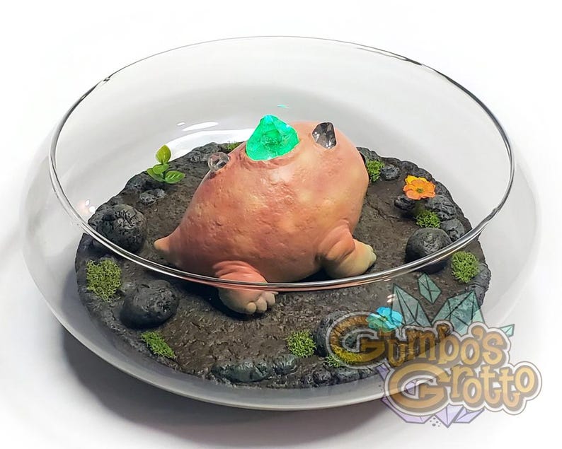 Scoosh Grotto Newt Figurine: Handmade Polymer Clay Fantasy Creature - Etsy