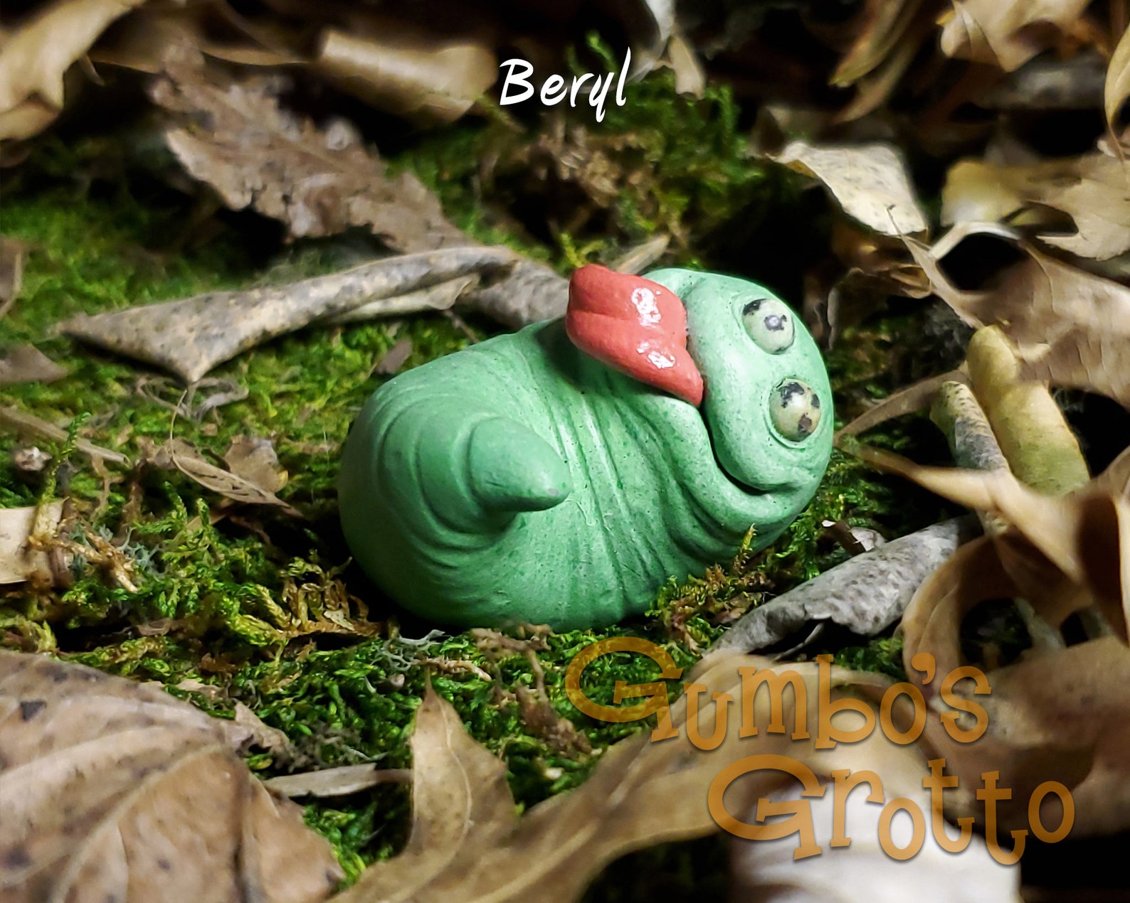 Handmade Creepy Grotto Worm Nug-lette - Polymer Clay Sculpture - Etsy