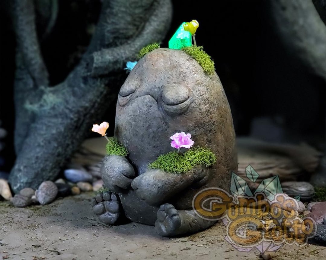 Mossy Rock Monster "odi" Fantasy Creature Spirit Forest Faerie ...