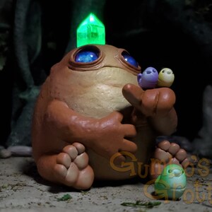 Rock Monster Wim Figurine: Handmade Polymer Clay Fantasy Creature - Etsy
