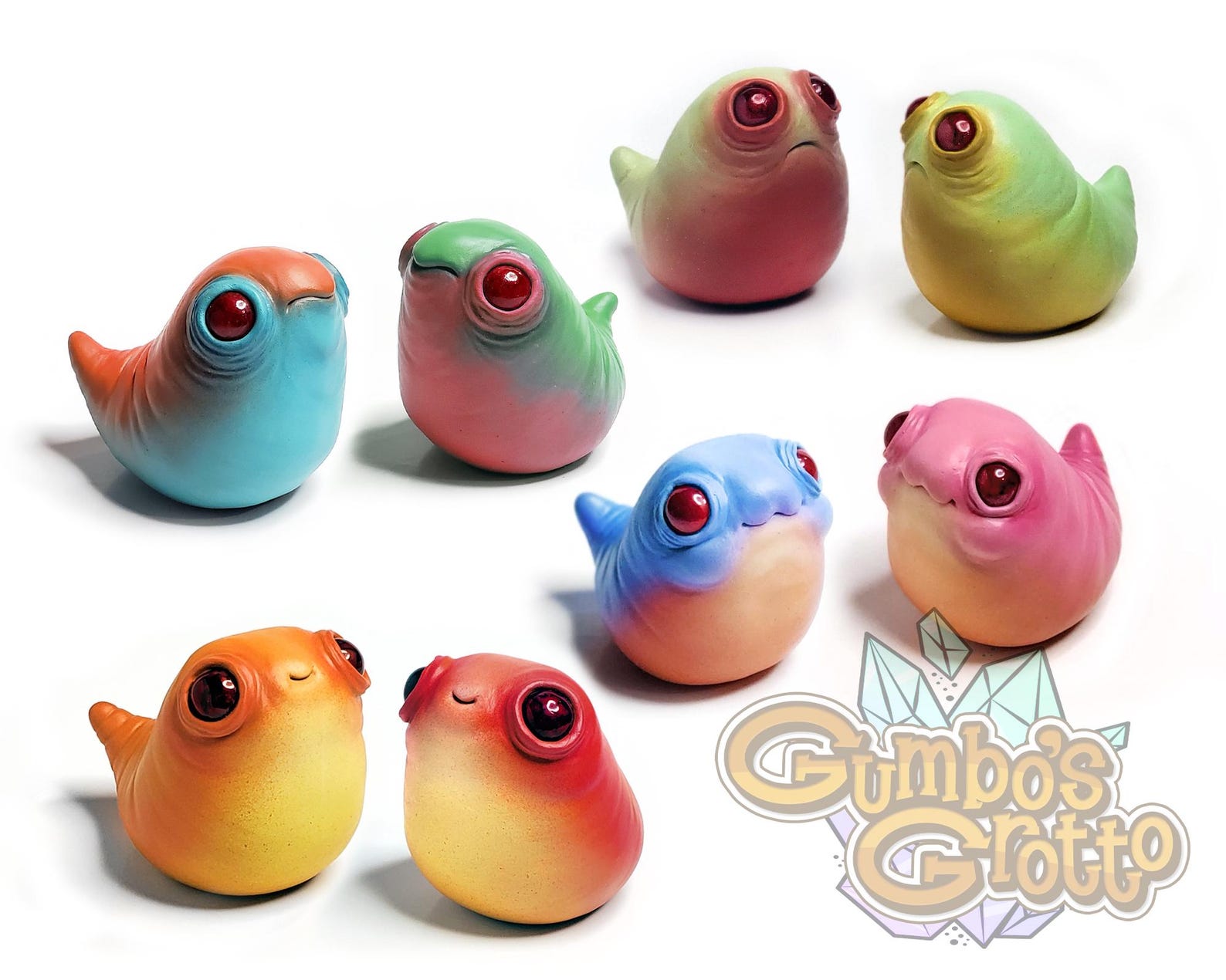 Handmade Polymer Clay Grotto Worm: Fantasy Desk Buddy - Etsy