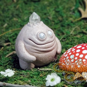 Mildrew Mushroom Om-lette Rock Monster Guardian Quartz Crystal Polymer ...