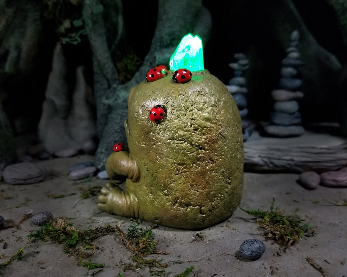Ladybug Spirit Guardian Glowing Magical Crystal Polymer Clay - Etsy