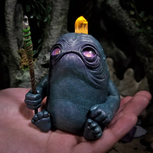 Cute Baby Grotto Worm Polymer Clay Fantasy Creature Magical - Etsy