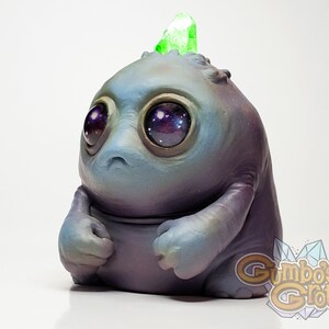Celestial Rock Monster Figurine: Handmade Polymer Clay Fantasy Creature ...