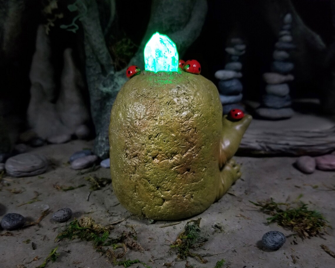 Ladybug Spirit Guardian Glowing Magical Crystal Polymer Clay - Etsy