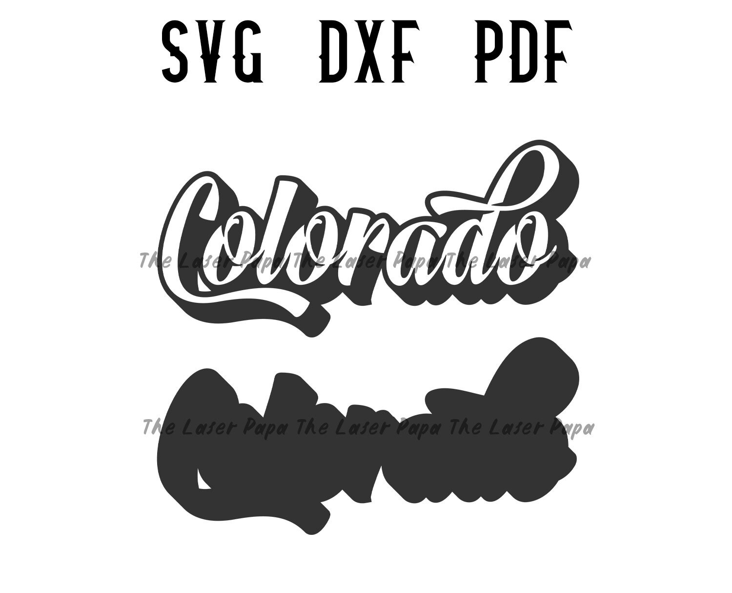 Colorado Plaque SVG / Laser Cut File / GLOWFORGE / Dxf / Pdf / - Etsy ...