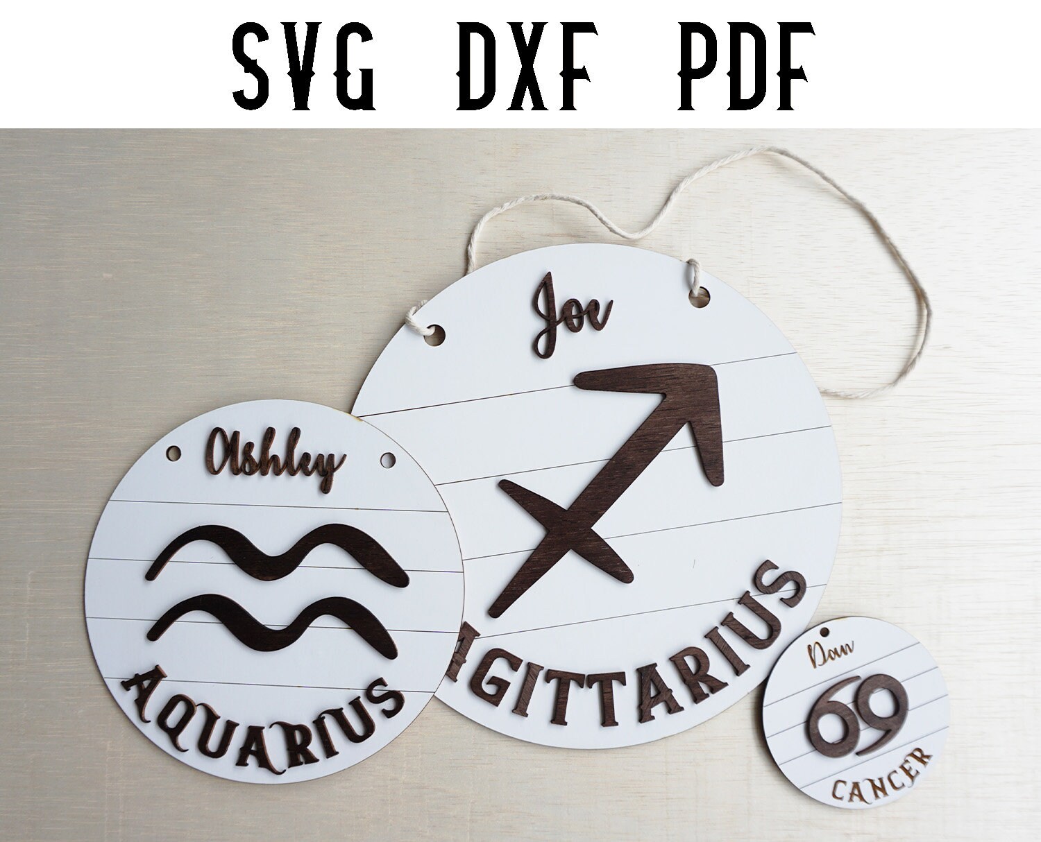 12 Zodiac Signs Zodiac Traits Star Signs Cut File Laser - Etsy