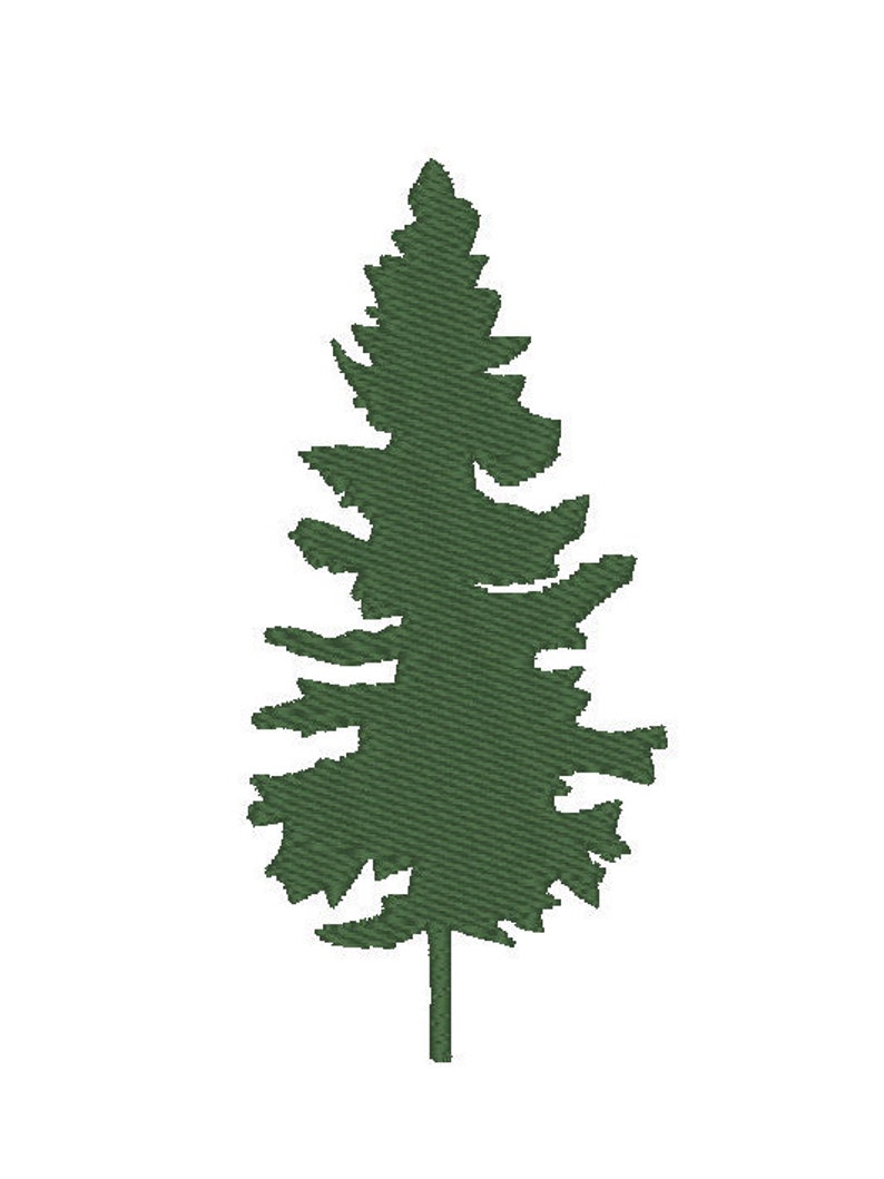Evergreen Trees Machine Embroidery Design - Etsy