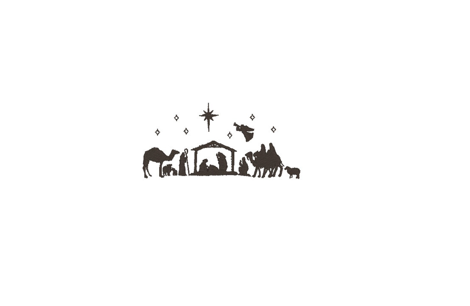 Nativity Scene Silent Night Oh Holy Night Jesus Baby Christmas ...