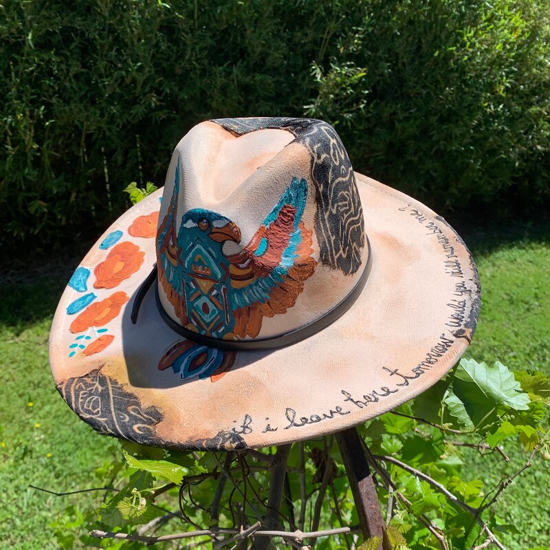 Hand Painted Hats - Etsy