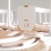 Wedding Arch Table Number Modern Arch Shape Wedding Table - Etsy