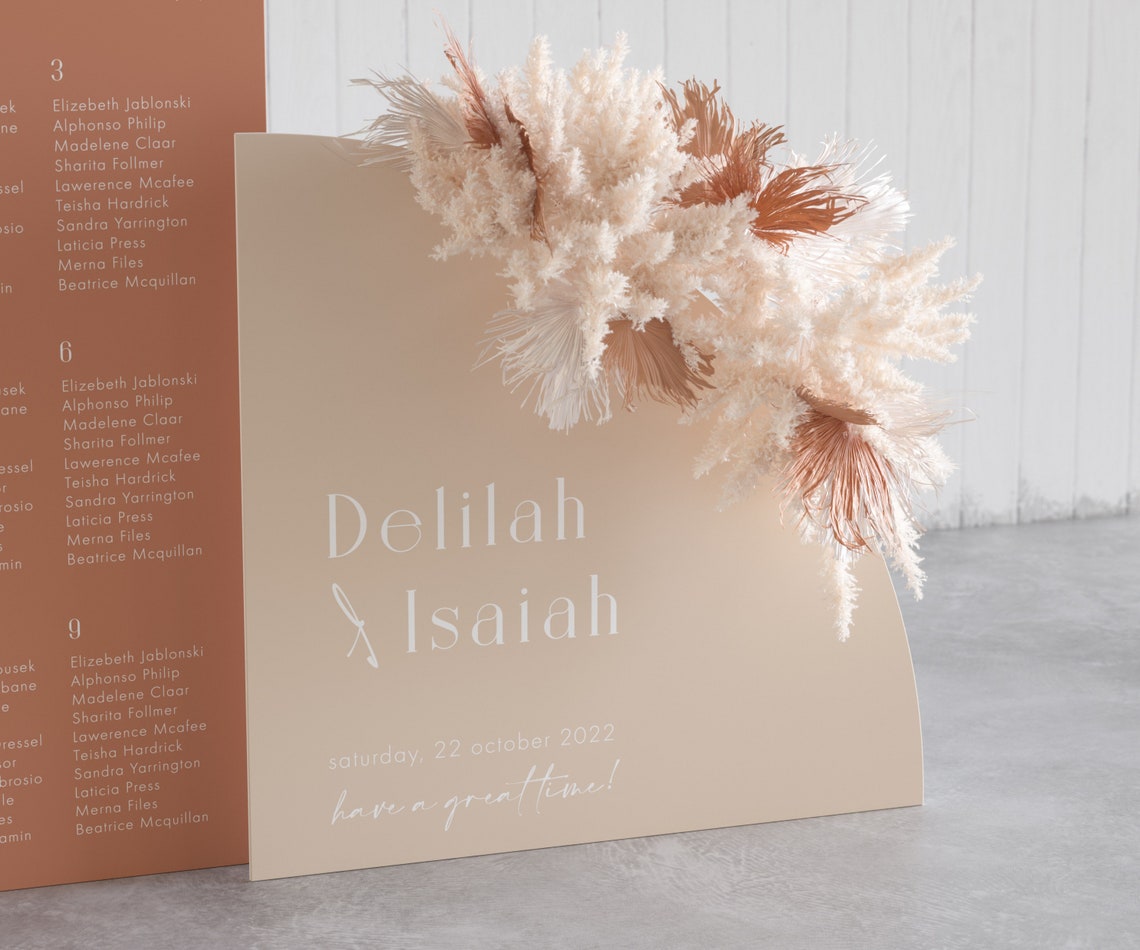 Wedding Seating Sign Half Arch Wedding Signs Wedding Welcome - Etsy ...