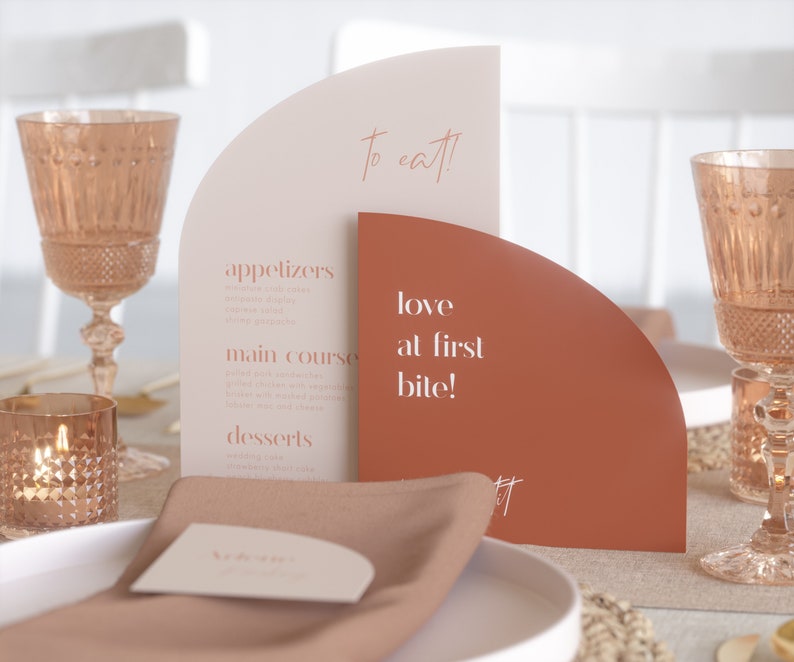 Dinner Menu Sign Arch Wedding Dinner Sign Wedding Dinner - Etsy
