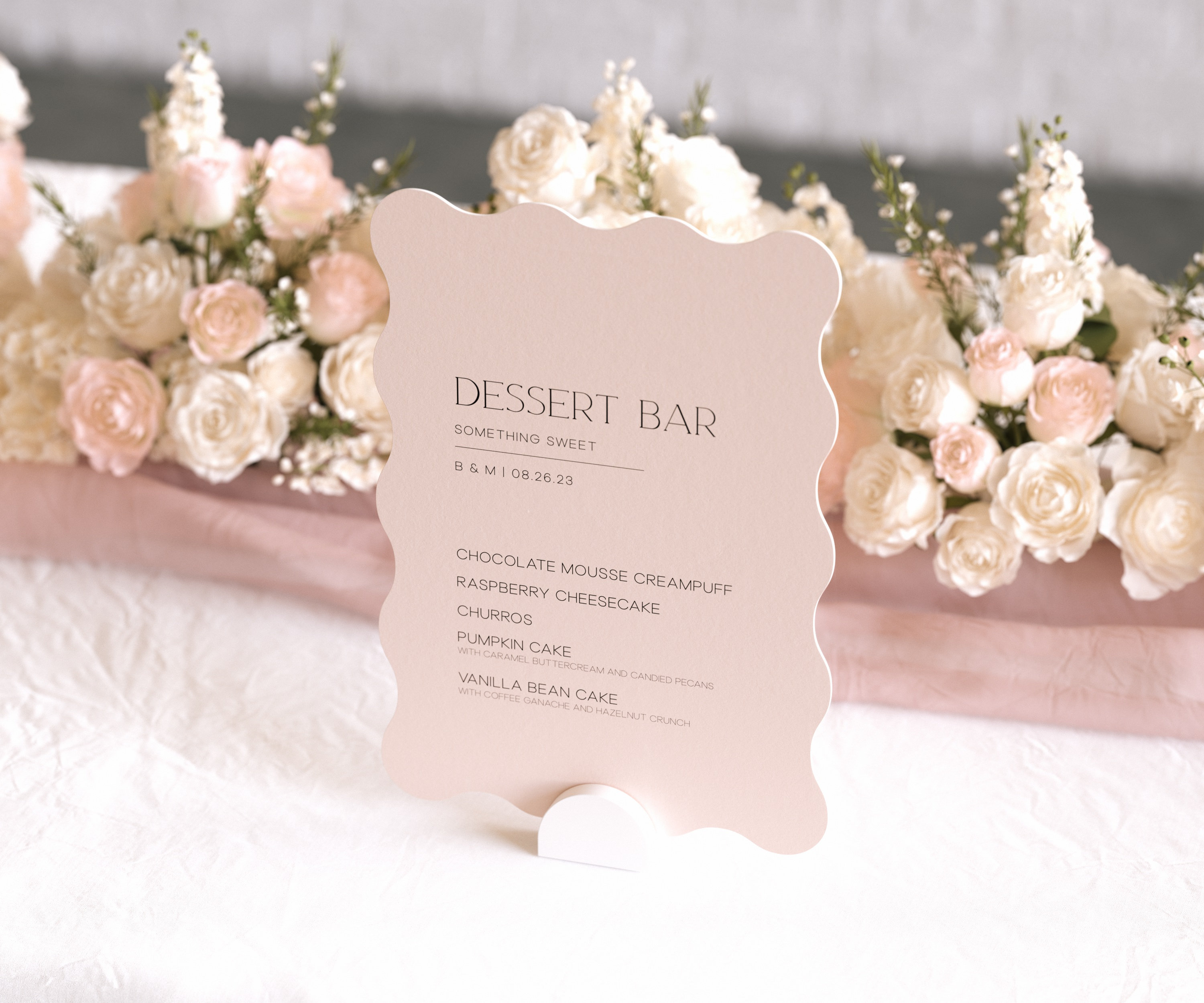 Arch Dessert Table Sign, Dessert Menu Sign, Sweets Menu Sign ...