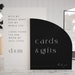 Arch Cards and Gifts Table Sign Modern Cards and Gifts - Etsy