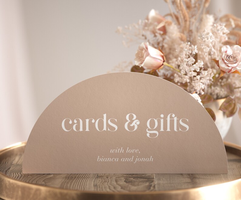 Arch Cards and Gifts Table Sign Cards and Gifts Wedding Sign - Etsy