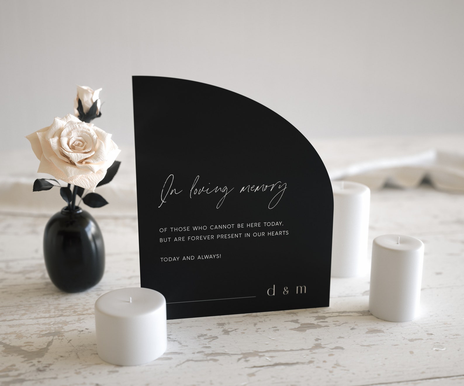 In Loving Memory Sign Printable in Loving Memory Sign for - Etsy