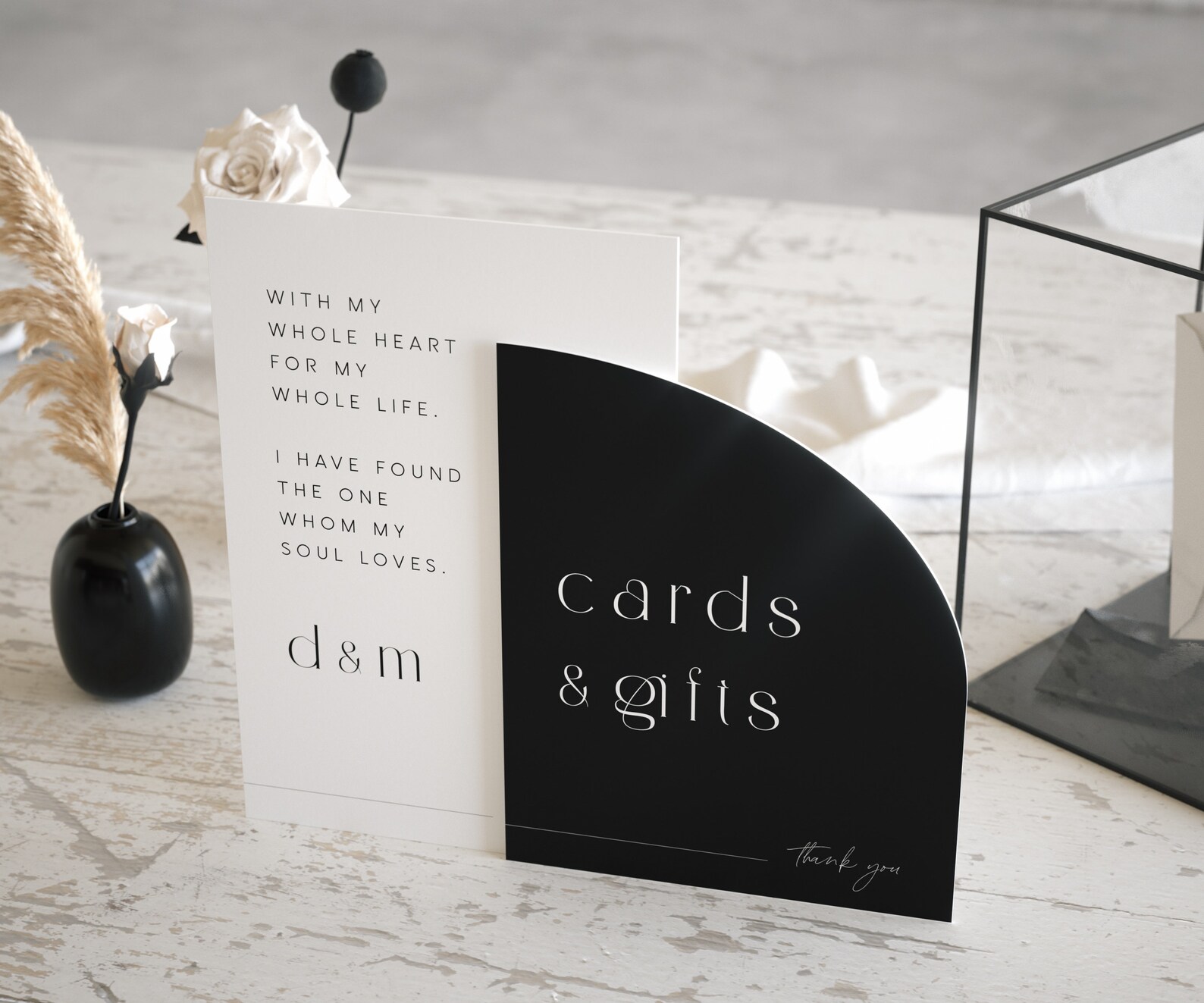 Arch Cards and Gifts Table Sign Modern Cards and Gifts - Etsy