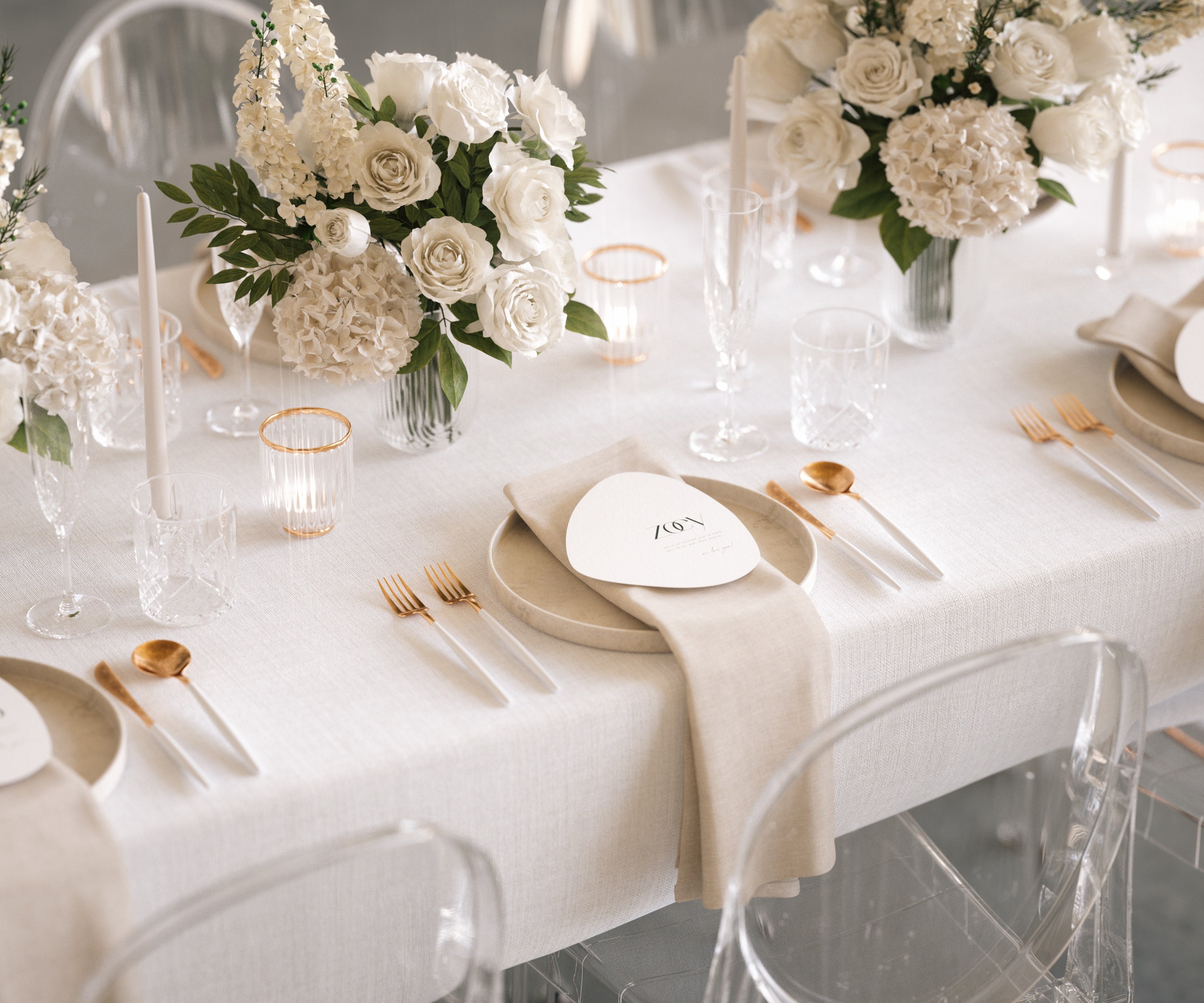 Dinner Menu Card Arch Menu Card With Guest Name Minimalist - Etsy