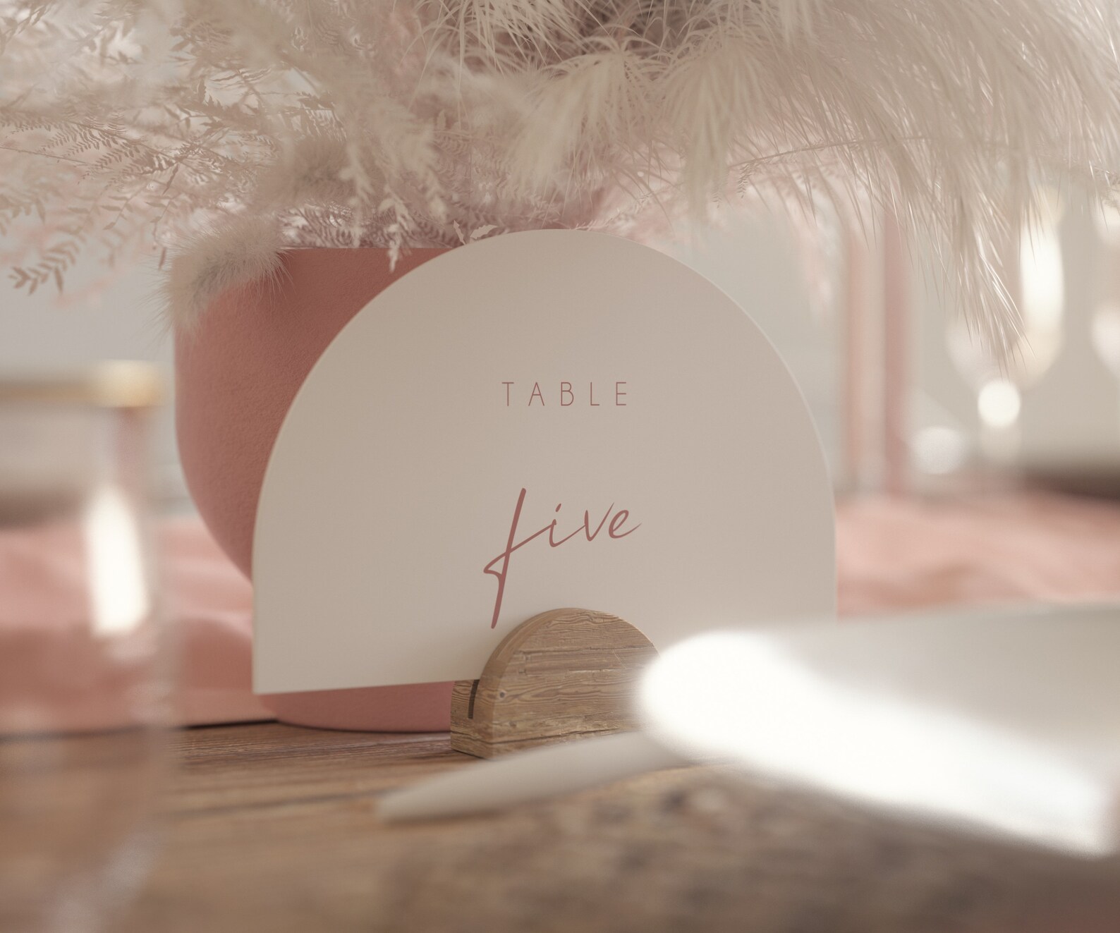 Arch Shape Wedding Table Numbers Modern Minimalist Table - Etsy