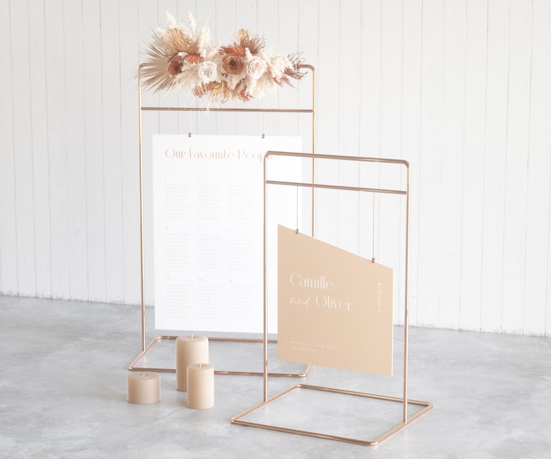 Arch Shape Wedding Welcome Sign Wedding Modern Ceremony Sign - Etsy