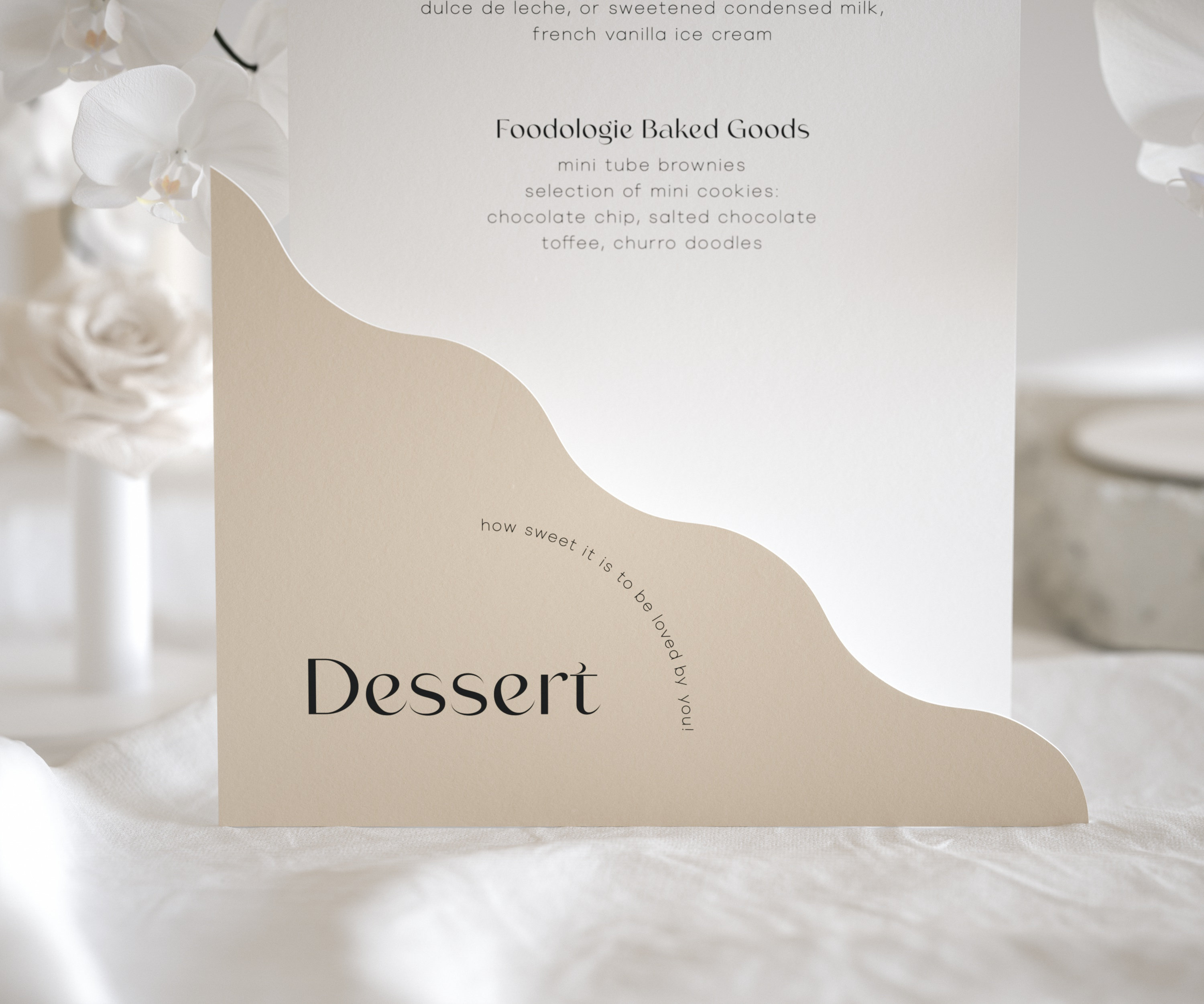Dessert Menu Sign Arch Dessert Table Sign Sweets Menu Sign - Etsy