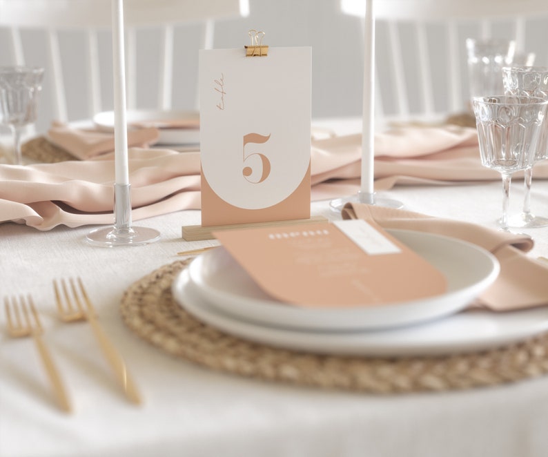 Wedding Arch Table Number Modern Arch Shape Wedding Table - Etsy