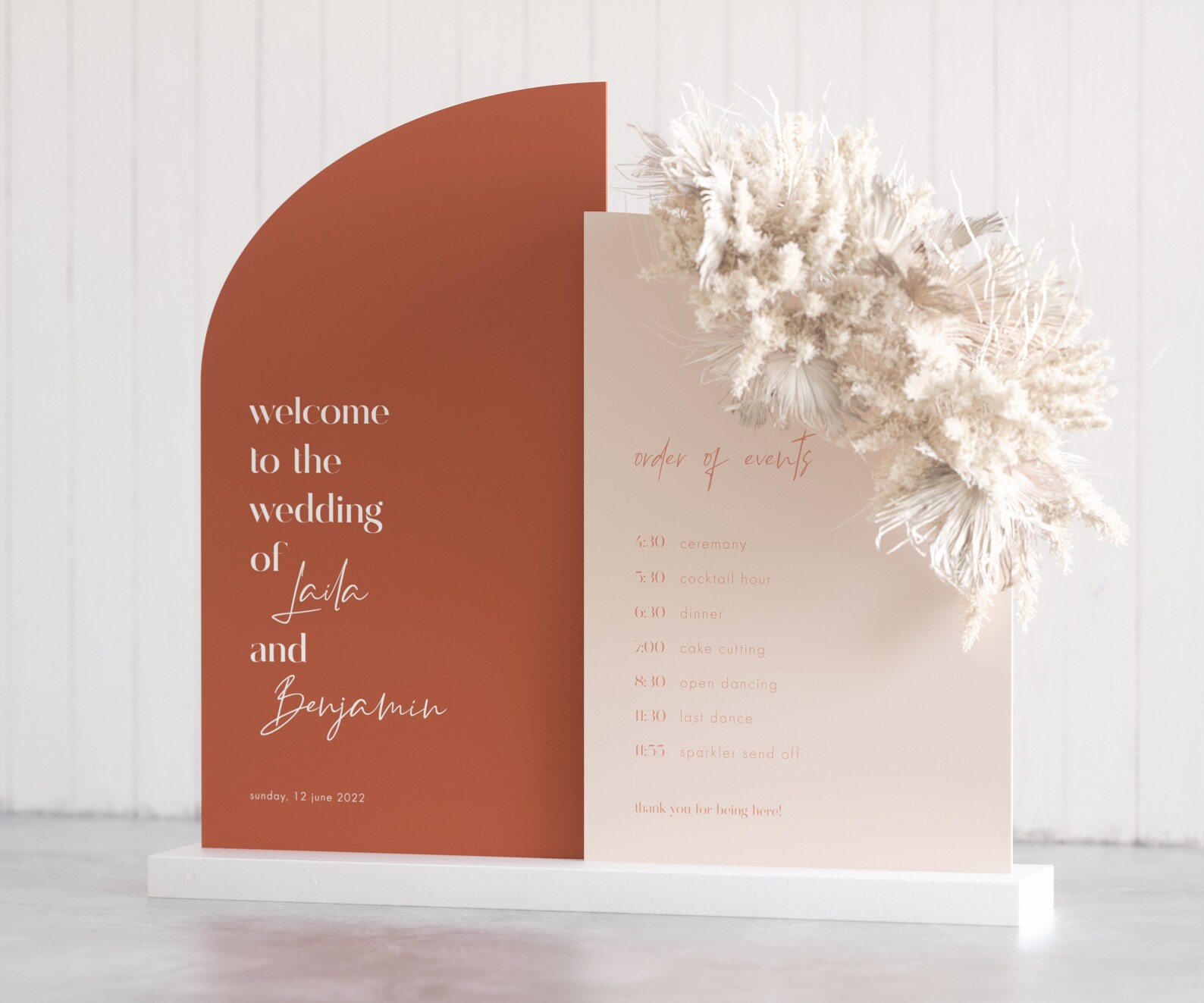 Arch Wedding Welcome Sign: Modern Morocco Decor - Etsy