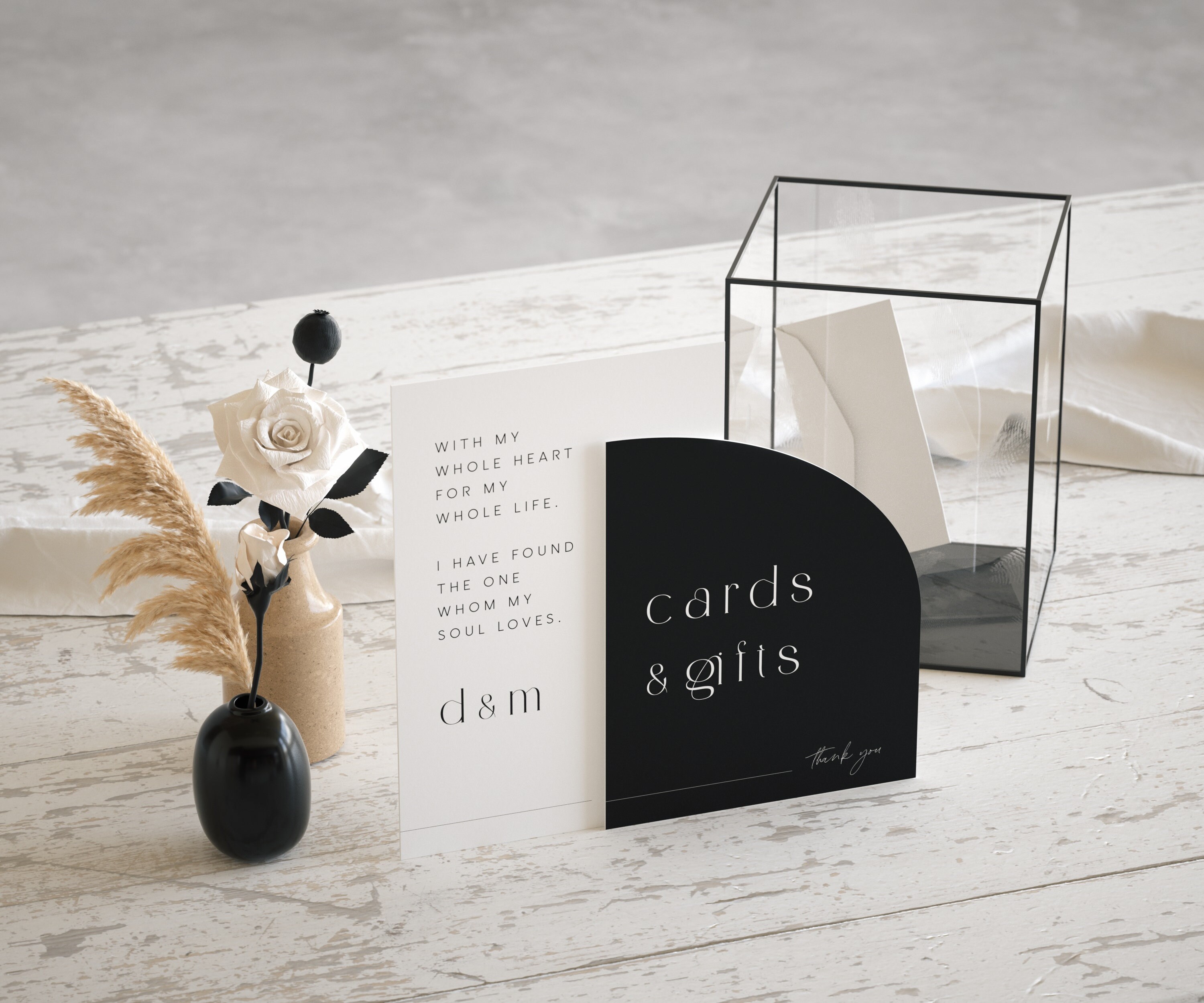 Arch Cards and Gifts Table Sign Modern Cards and Gifts | Etsy