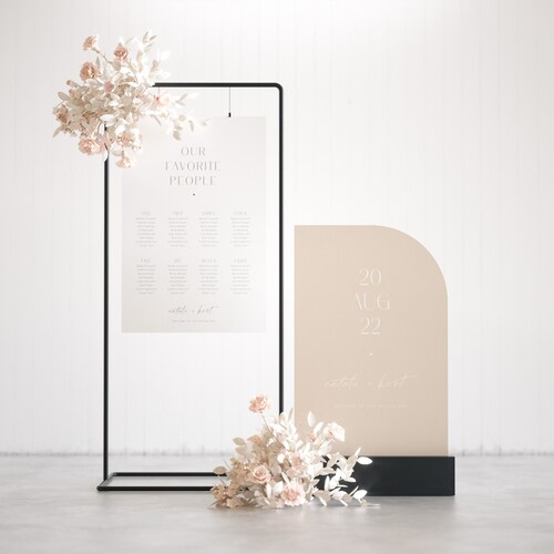 Wedding Seating Sign Half Arch Wedding Signs Wedding Welcome - Etsy